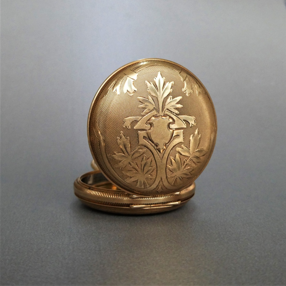 Beryl Lane - Antique 14k Gold Beautiful Double-sided Art Nouveau ...