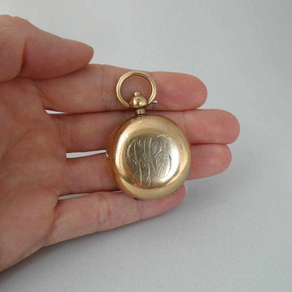 Beryl Lane - Antique Edwardian Gold Cased Coin Holder Pendant by ALD ...